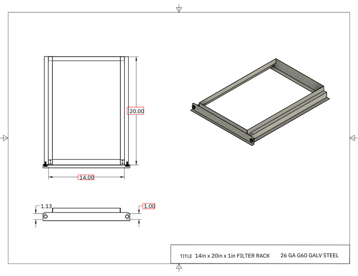 Universal Filter Racks – Ductwork Delivered LLC