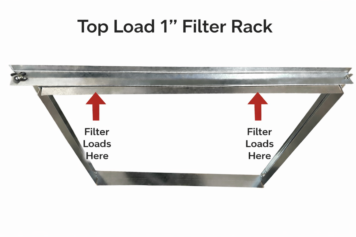 16”X25”X1” Top Load Universal Filter Rack – Ductwork Delivered LLC