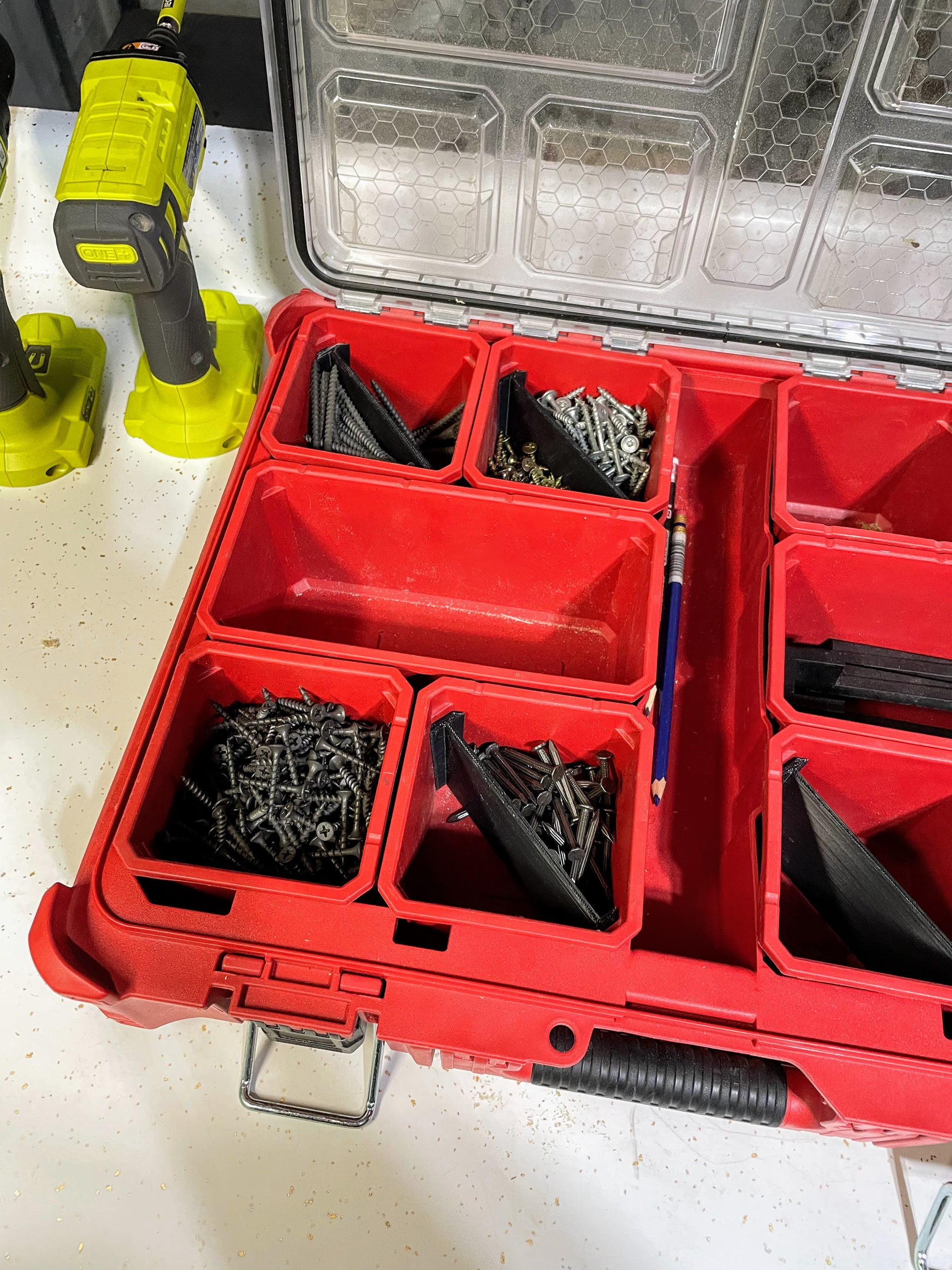Milwaukee PACKOUT Divider | Packout Bin Organizer | PACKOUT 2-Slot (4 ...
